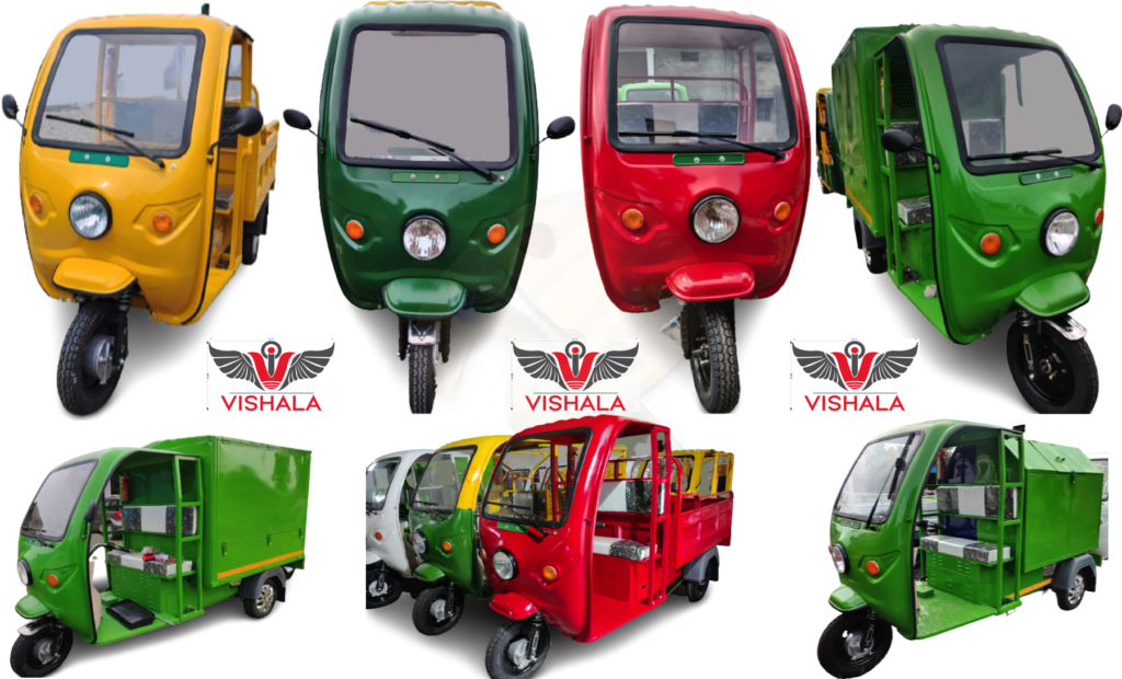 Vishala E-Rickshaw Garbage Loader - Vishala E-Vehicles Industries Pvt Ltd